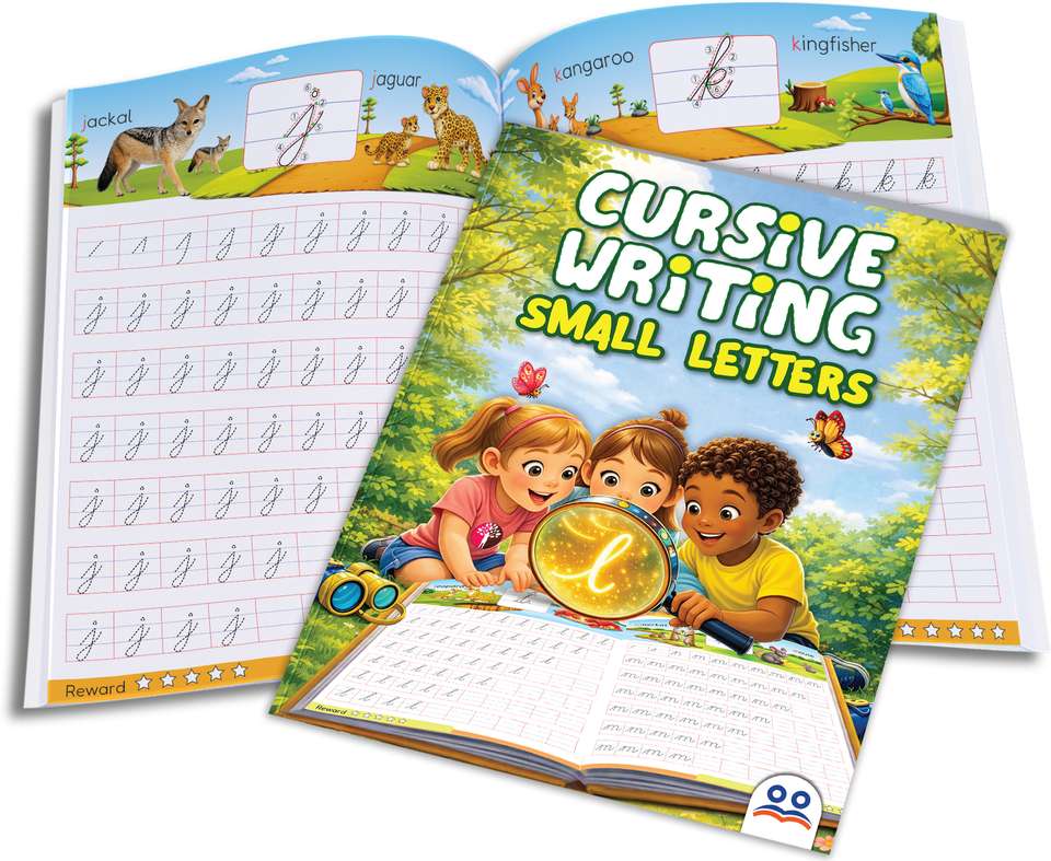 Cursive Writing Book - Cursive Handwriting Practice Books [Set of 4 ...