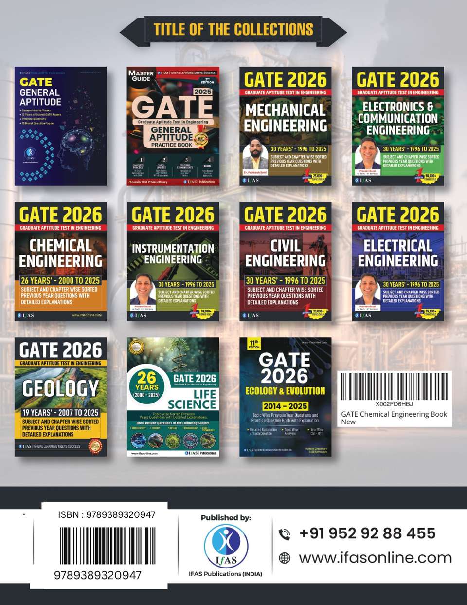 GATE Chemical Engineering 2026 - 27 Years (2000–2026) Subject & Chapter ...