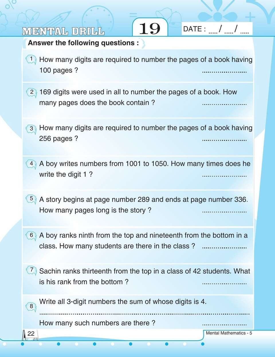 S. Chand's Mental Mathematics Class 1 - Latest Edition (2026 - 2027) As ...