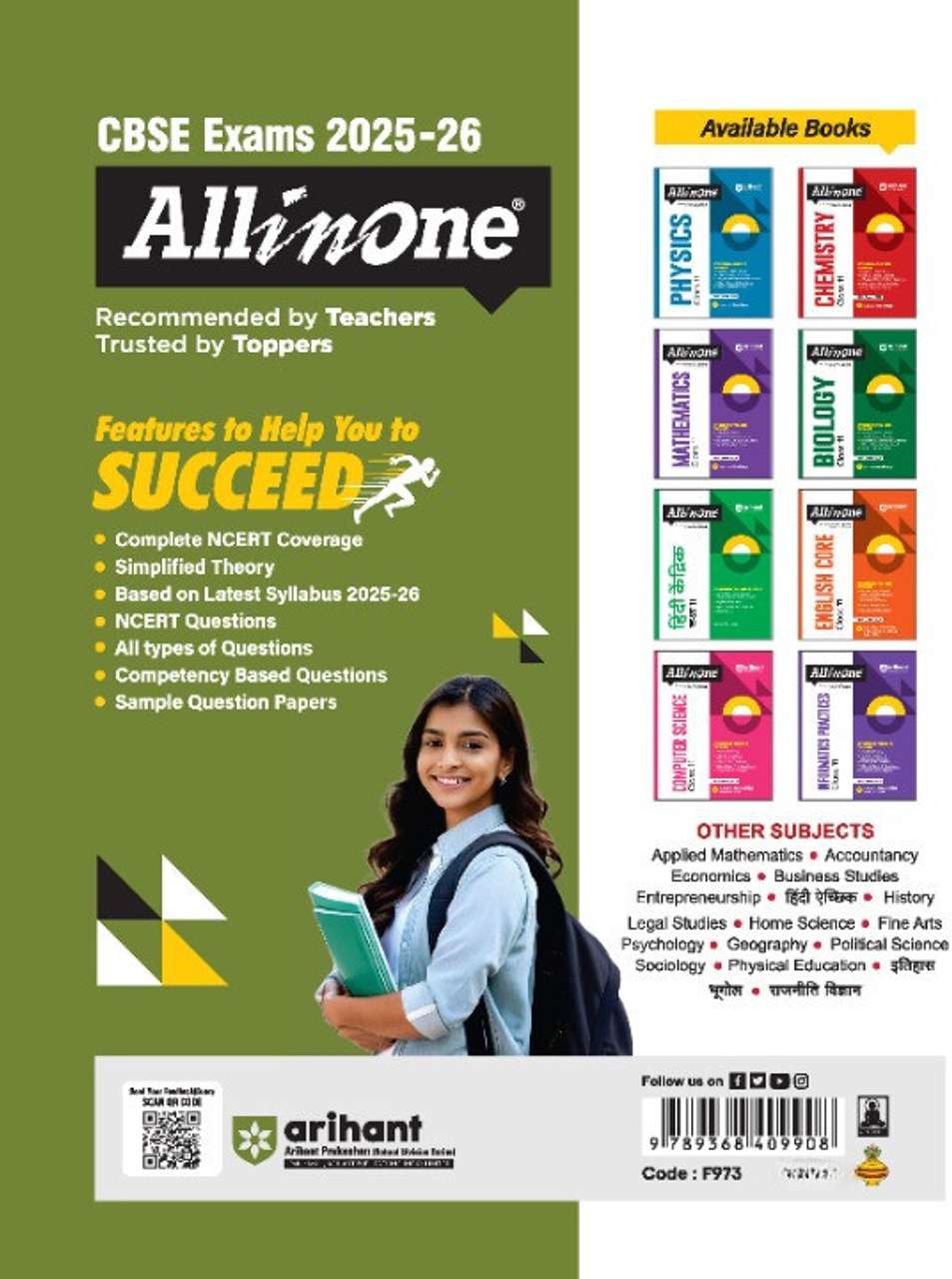 (Old Edition) Arihant All in One Geography Class 11 for CBSE Exams 2025 ...