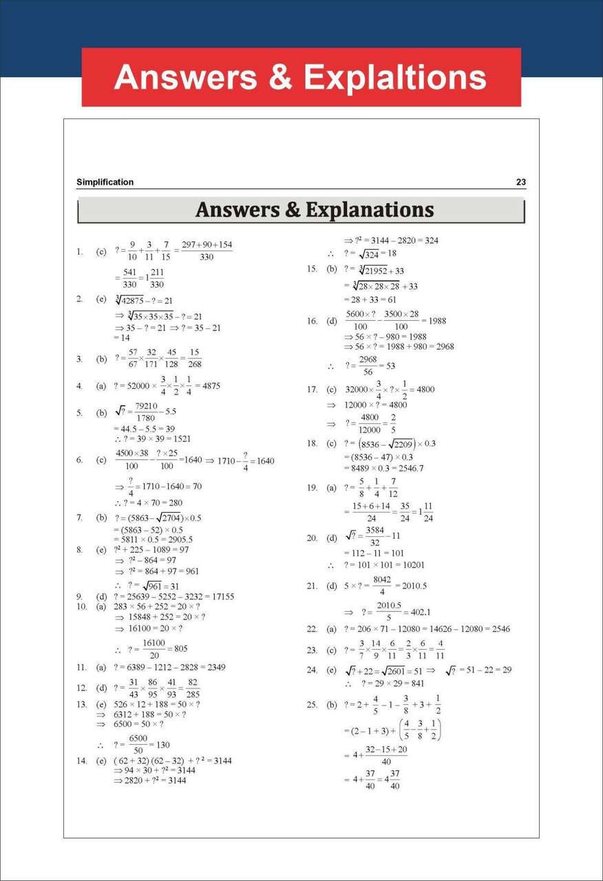 125 Topic-wise Quantitative Aptitude & Data Interpretation Previous ...