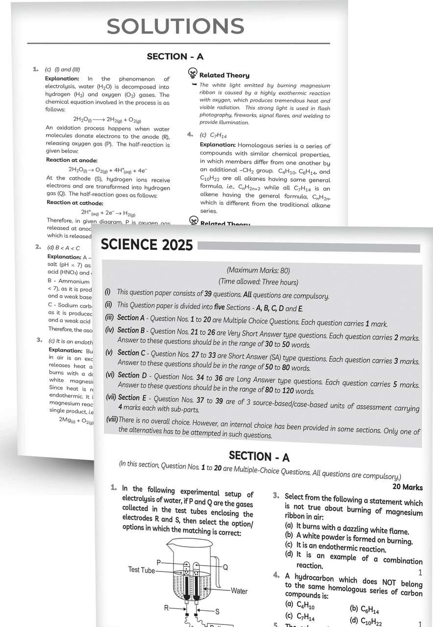 Educart Granth CBSE Class 10 Previous 10 Year Solved Papers 2026 - with ...