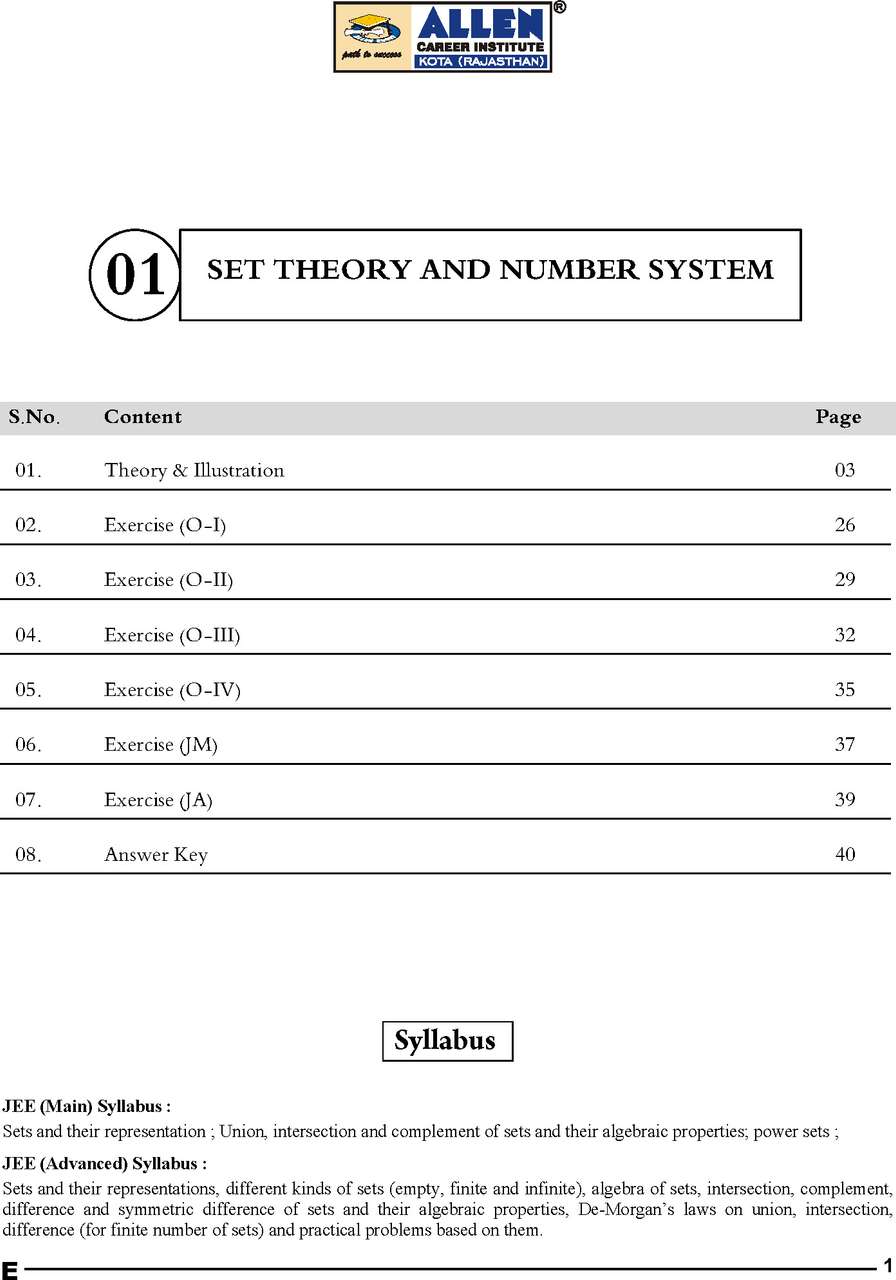 ALLEN 11th JEE MAIN+ADVANCED Study Material Package (Set of 18 Modules ...