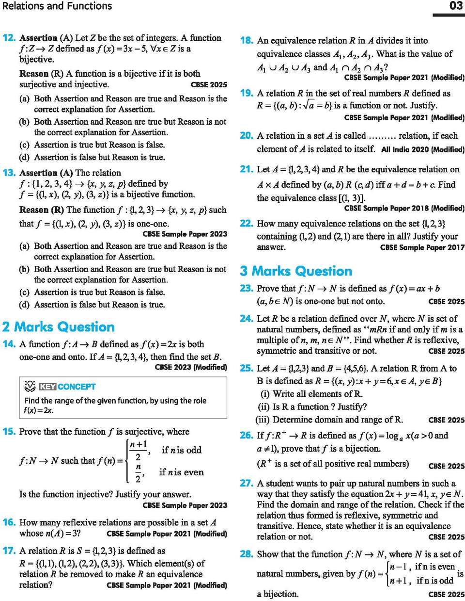 Arihant CBSE Chapterwise Question Bank 2025 2016 for Class 12 ...