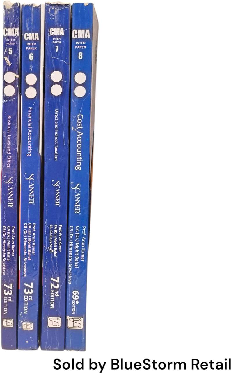 CMA Inter Group 1 Study Material, Set of 4 Books | Scanner: Buy CMA ...