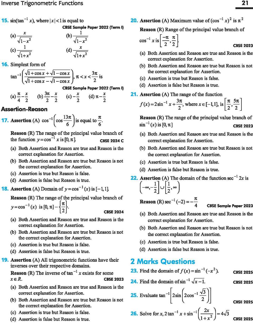 Arihant CBSE Chapterwise Question Bank 2025 2016 for Class 12 ...