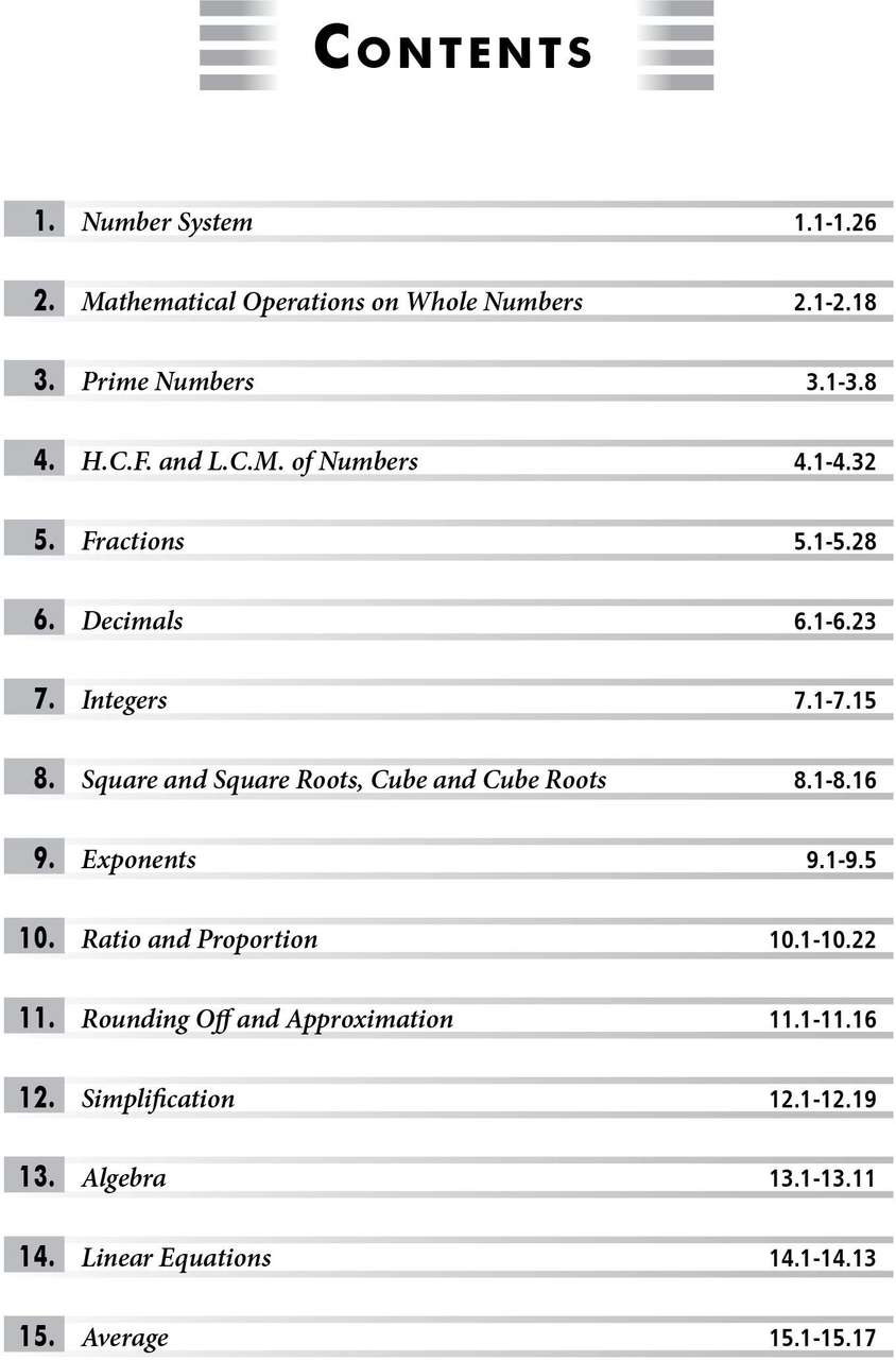 Basic Mathematics Guide Book for JNV, Sainik School (AISSEE), RMS ...