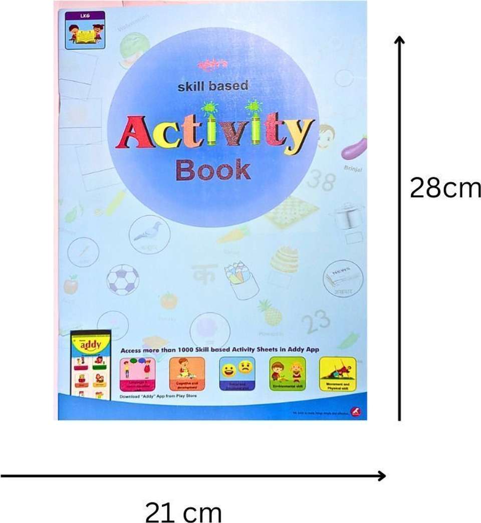 ADDY Skill-Based LKG Workbook Set 2 Early Learning Books (148 Pages ...