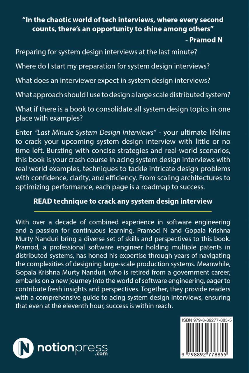 Last Minute System Design Interviews - Must Learn Topics With Real ...