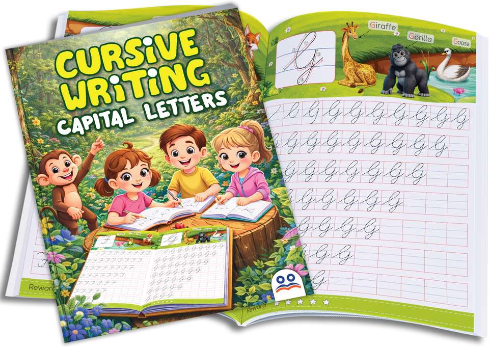 Cursive Writing Book - Cursive Handwriting Practice Books [Set of 4 ...