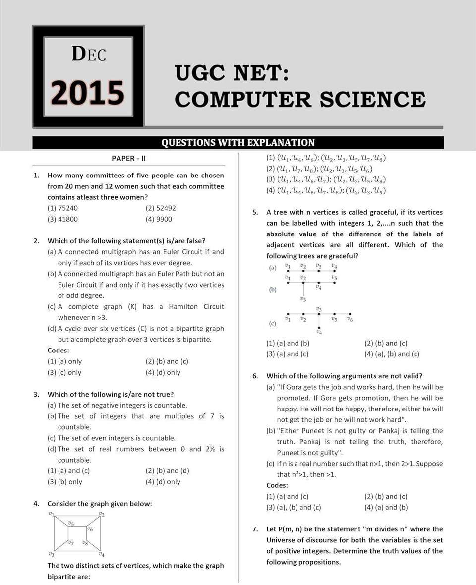UGC NET Computer Science 2026 - 11 Years Paper 2 Previous Year Papers ...