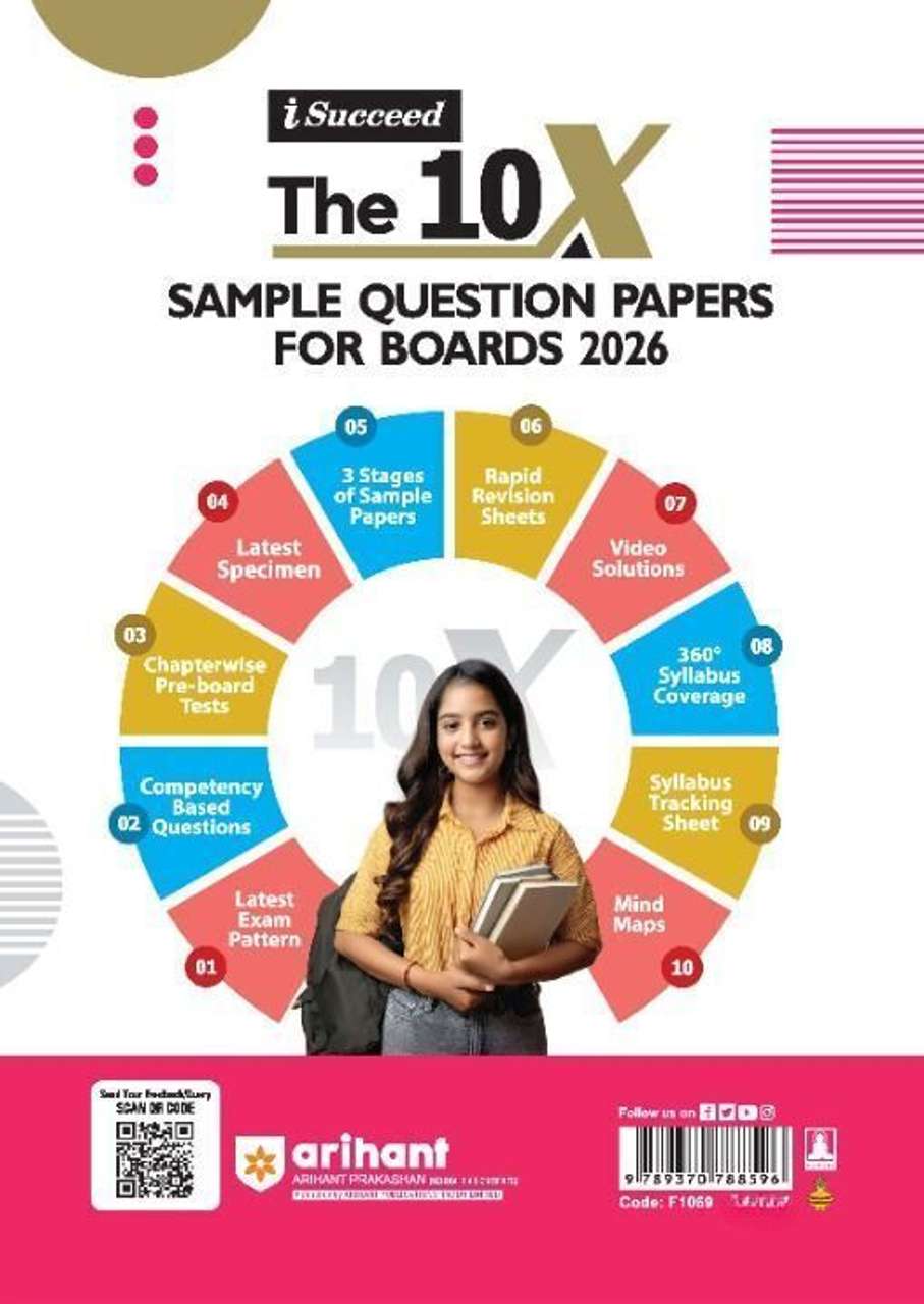 Arihant i-Succeed ISC Sample Question Papers 2026 Accounts Class 12 ...
