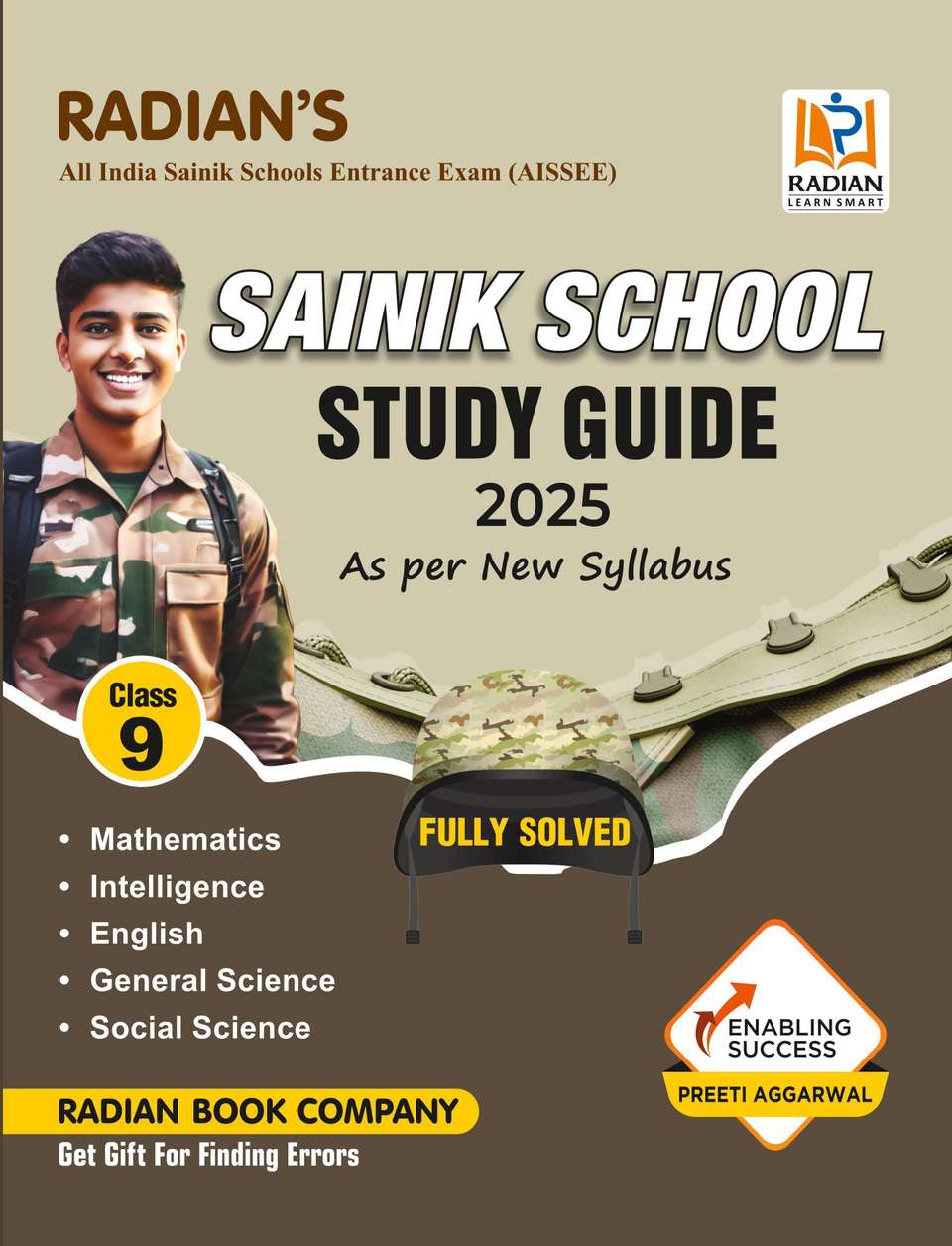 Sainik School Guide Book Class 9 for Entrance Exam (AISSEE) 2025 ...