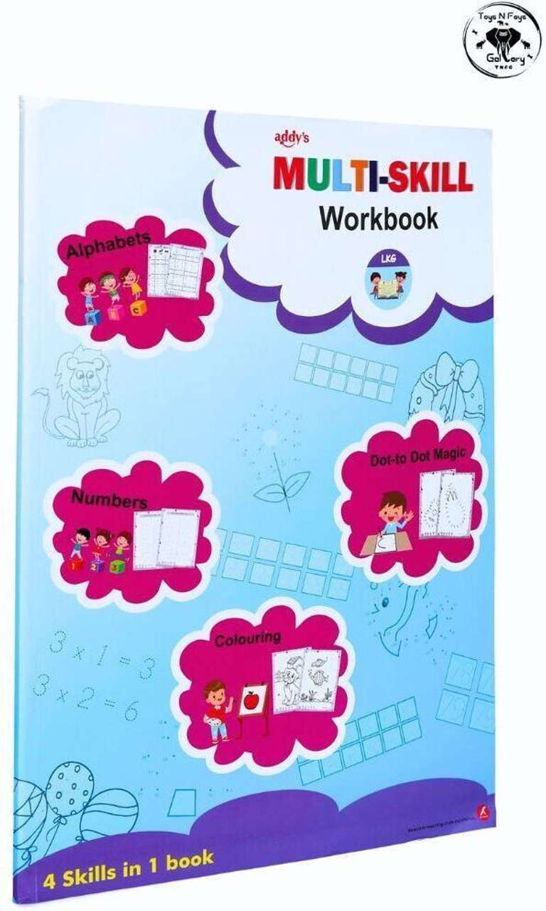 ADDY Skill-Based LKG Workbook Set 2 Early Learning Books (148 Pages ...