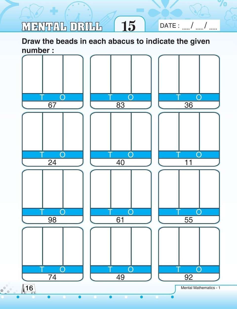 S. Chand's Mental Mathematics Class 1 - Latest Edition (2026 - 2027) As ...