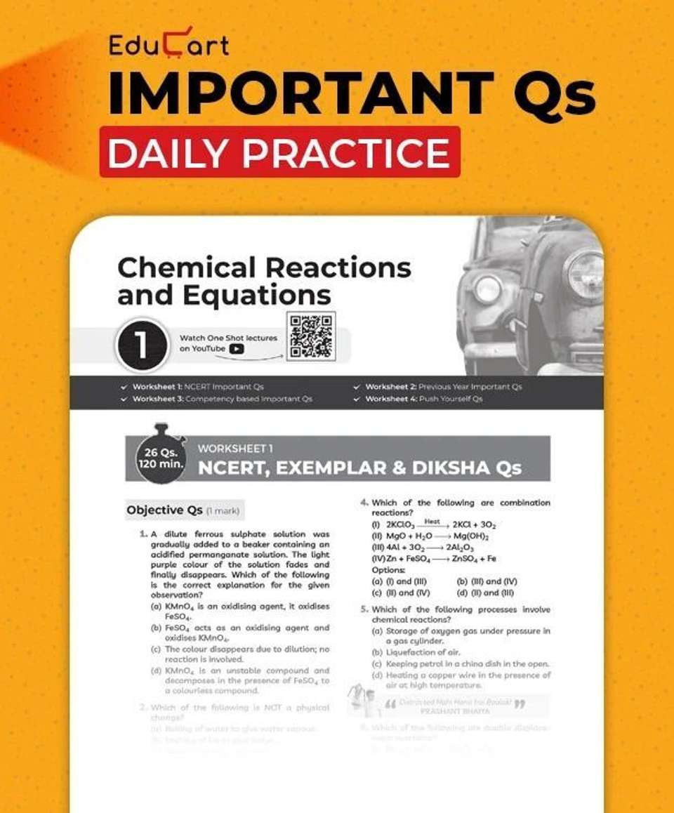 Educart One-shot Science CBSE Class 10 Question Bank 2025-26 on new ...