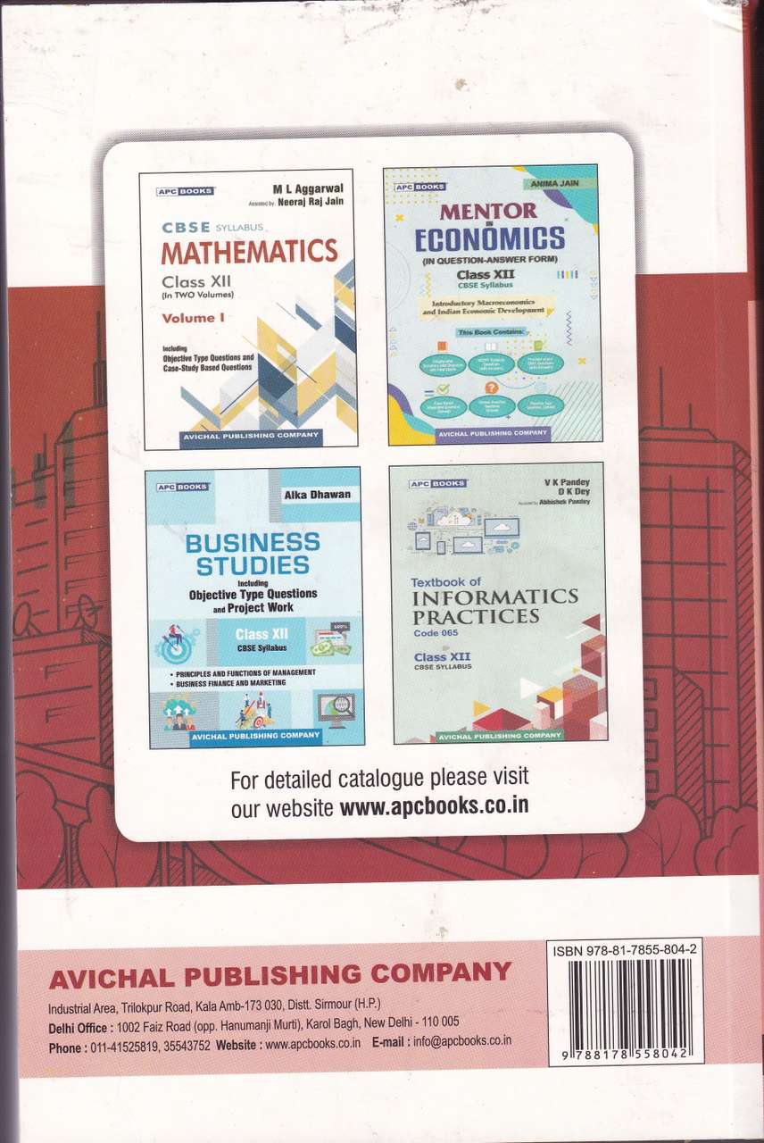 Accountancy Class- XII (Part-A) - APC Books CBSE Class 12 Accountancy ...