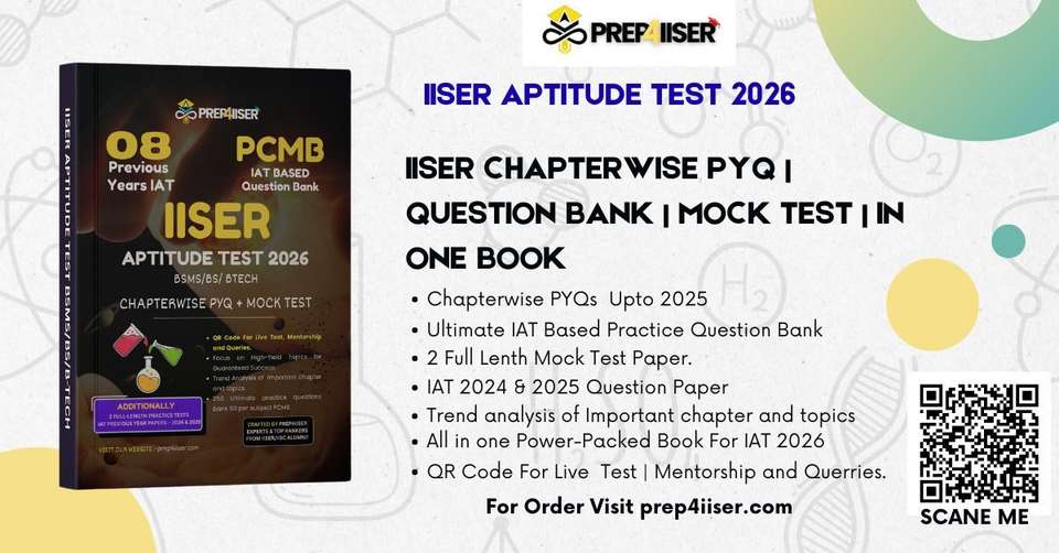 IAT CHAPTERWISE PYQ WITH QUESTION BANK BOOK PREP4IISER: Buy IAT ...