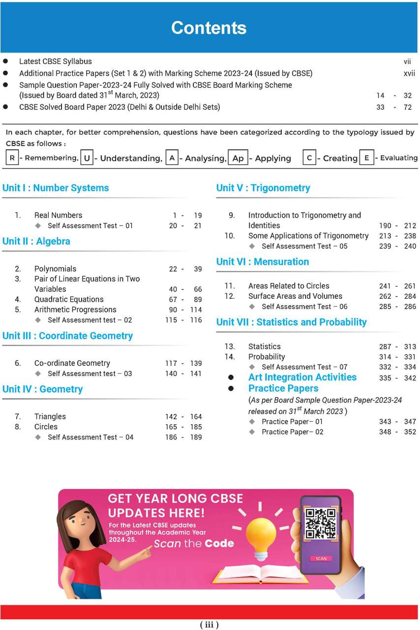 Oswaal Cbse English, Science, Social Science & Math Standard Class 10 ...