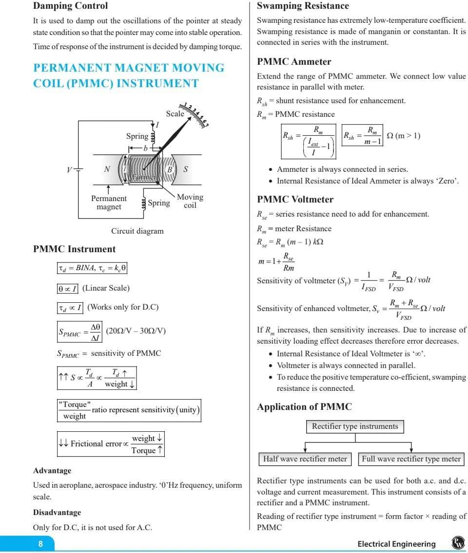 PW Concept Booster Electrical Engineering for SSC JE, PSUs, RRB JE, All ...