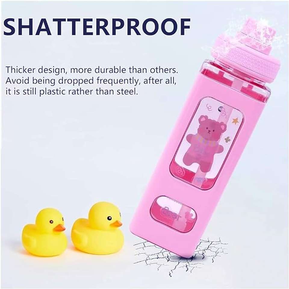 CORRUPTAK Water Bottle with Straw and Sticker 700 ml Water Bottle 700 ...