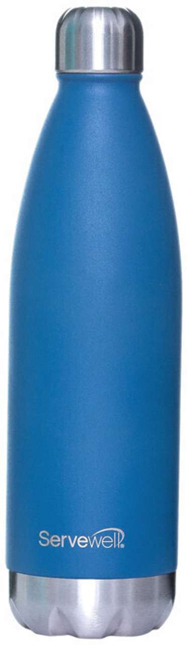 Servewell Bali - SS Single Wall - Imperial Blue 1000 ml Steel Bottle ...