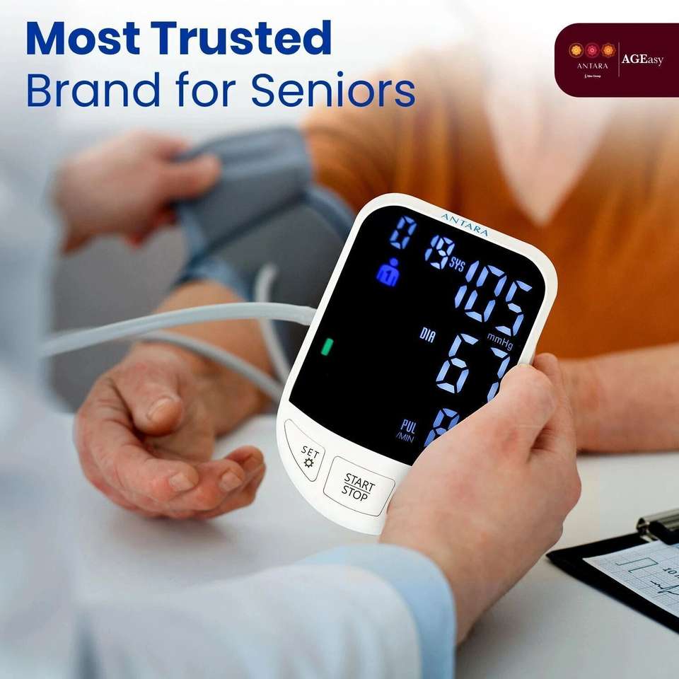 AGEasy Automatic Digital Blood Pressure Machine USB Type C / Battery ...