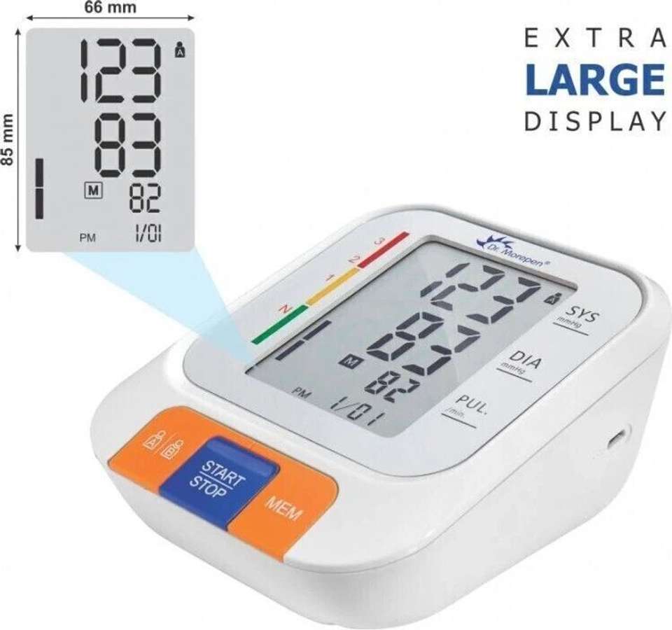 Dr. Morepen BP-15 Glucometer combo pack BP-15, Glucometer BG03 WITH 100 ...