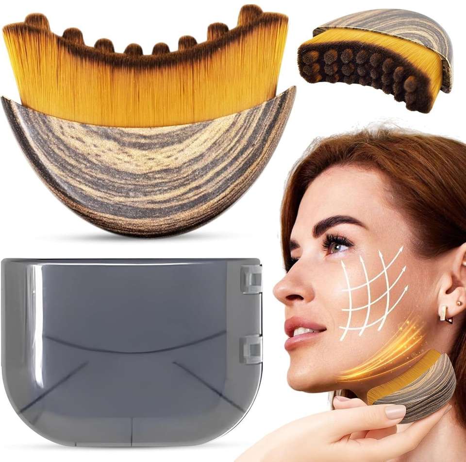 POSTEN Contour Face Brush for Sculpting Drainage Facial Massager for ...