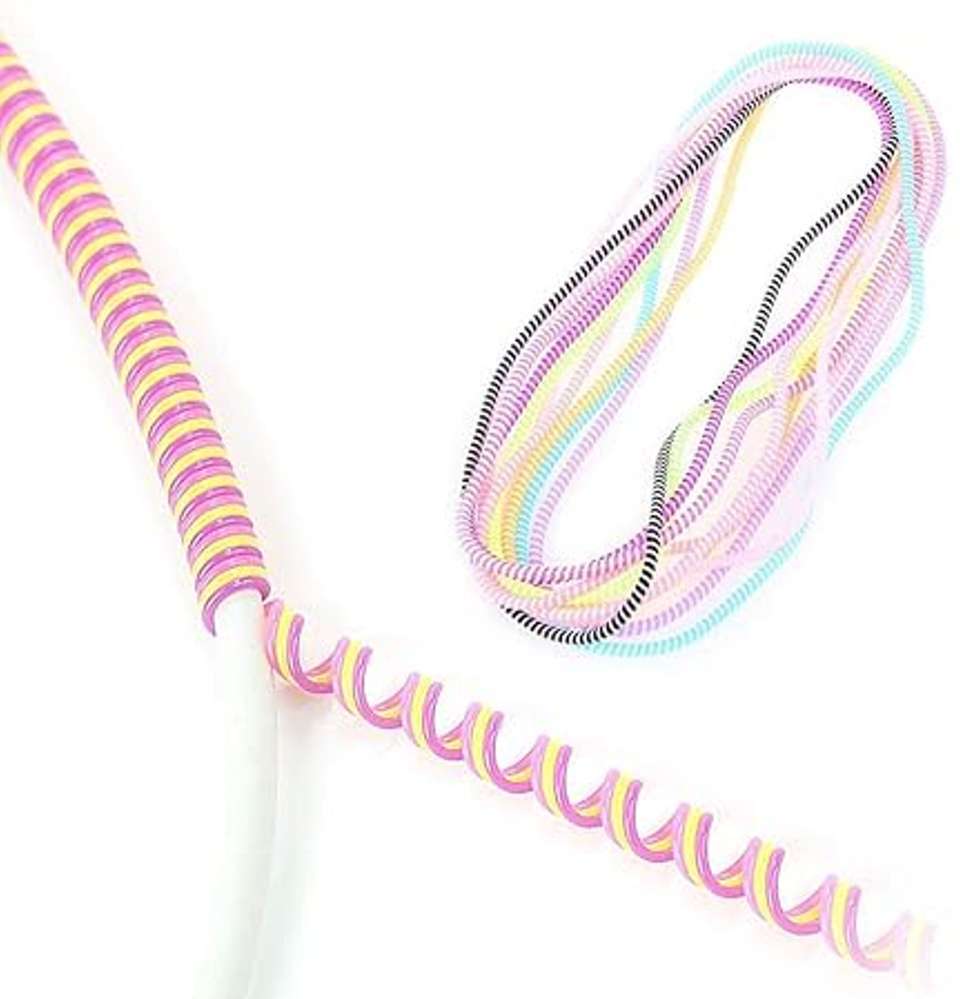 FreshDcart Spiral Cable Wrap Protector Earphone Cable Saver Winder for ...
