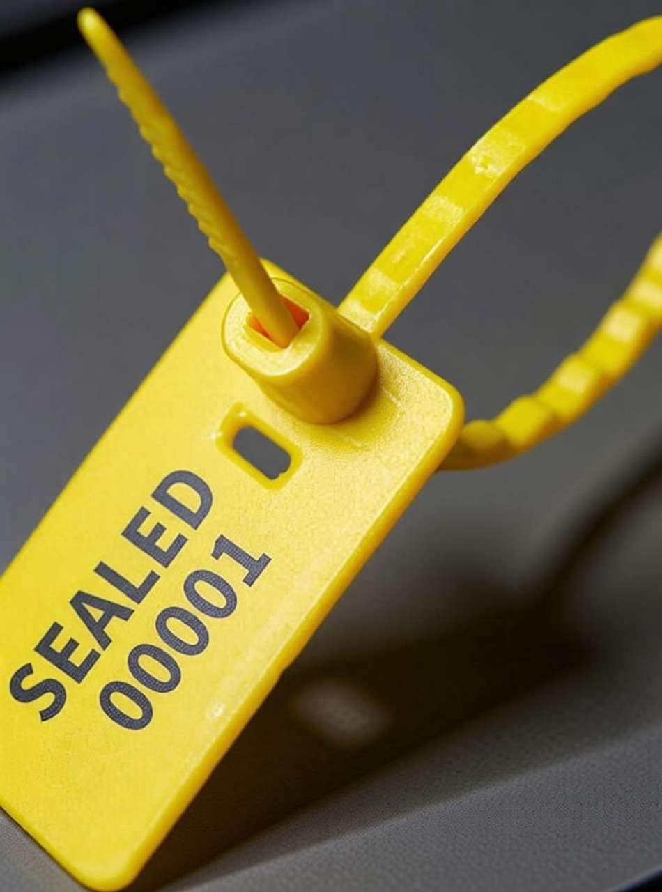 RAJ KRISHNA INDUSTRIES Container Seal Tag Plastic Security Seals One ...