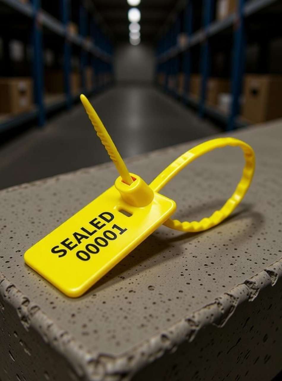 RAJ KRISHNA INDUSTRIES Container Seal Tag Plastic Security Seals One ...