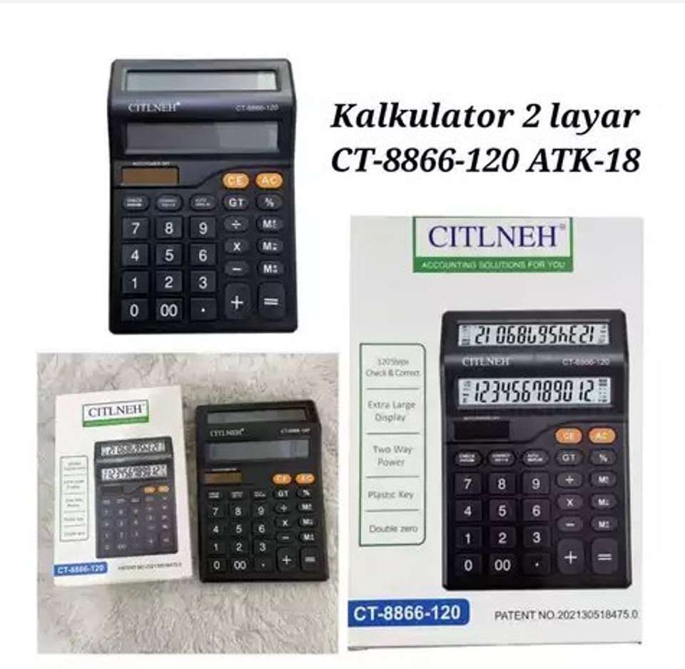 Flipkart.com | jago DOUBLE DISPLAY WHITE CALCULATORLR DOUBLE DISPLAY ...
