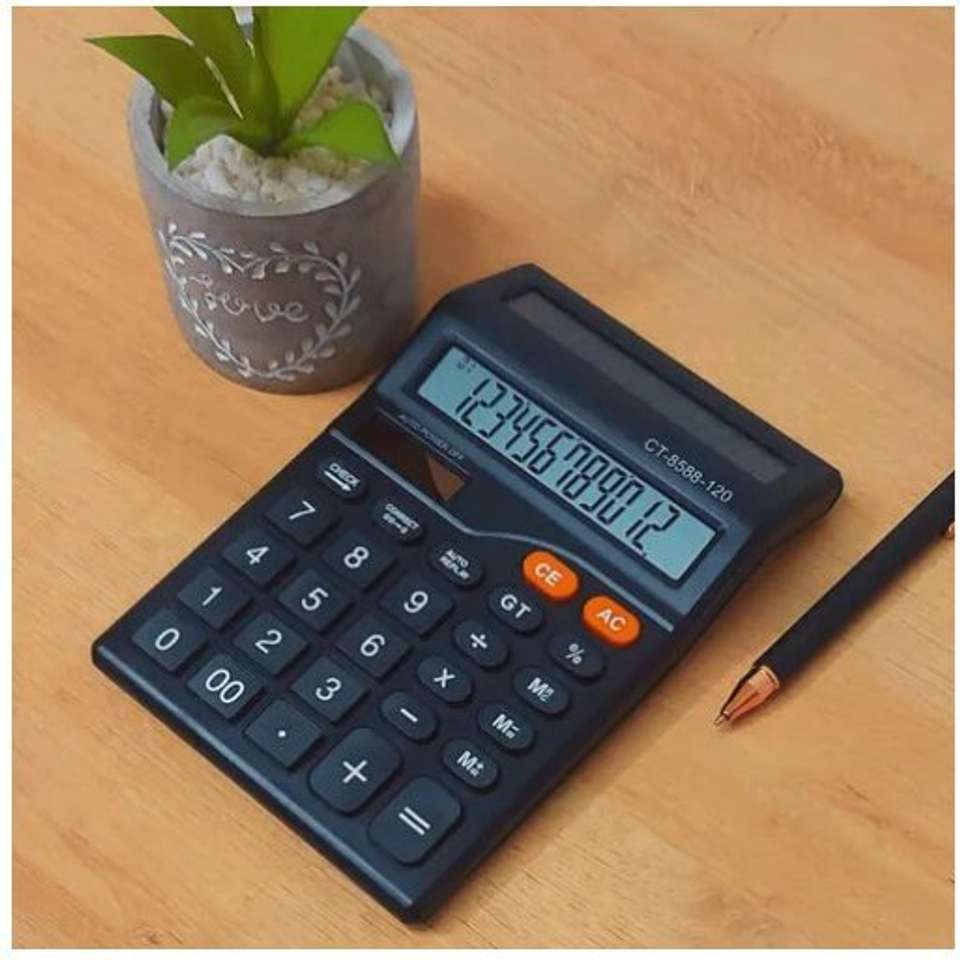 Flipkart.com | GLOWFLOW BIG DOUBLE DISPLAY BLACK CALCULATOR01EI BIG ...