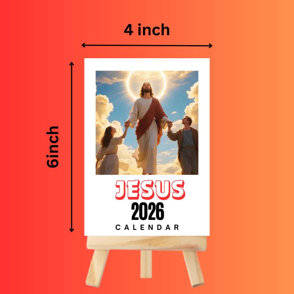 MAYANKONESTOP Divine Grace – Jesus Desk Calendar 2026 2026 Table ...