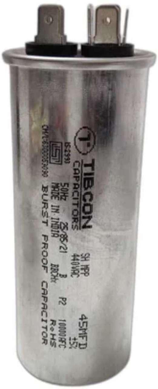 M&MHARIS Tibcon Capacitor 45 MFD 440V for ( 1.5 Ton Air Conditioner ...