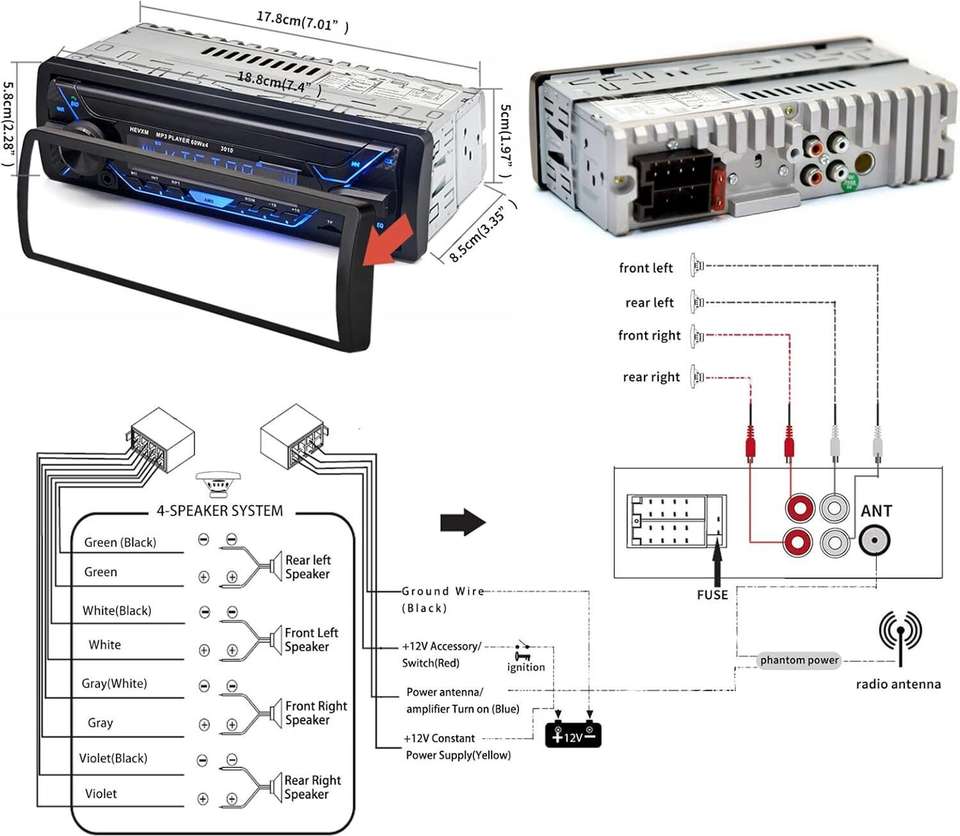 Retails Gateway Fast Charge Pro+ DUAL USB Bluetooth Wireless Music/USB ...