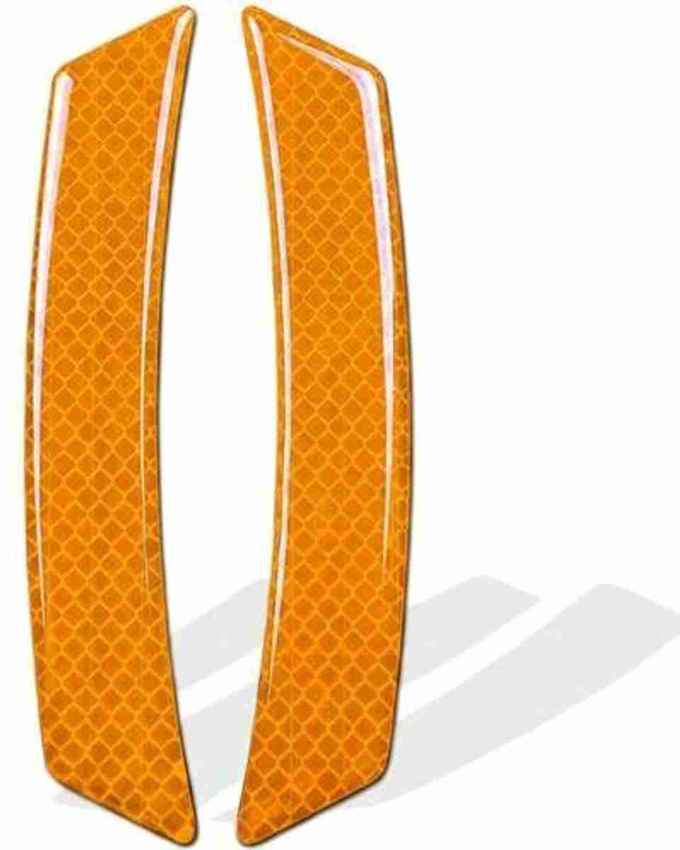 Auto Avenue Car Bright Reflective Wheel Arch Guard Car Reflector Light ...