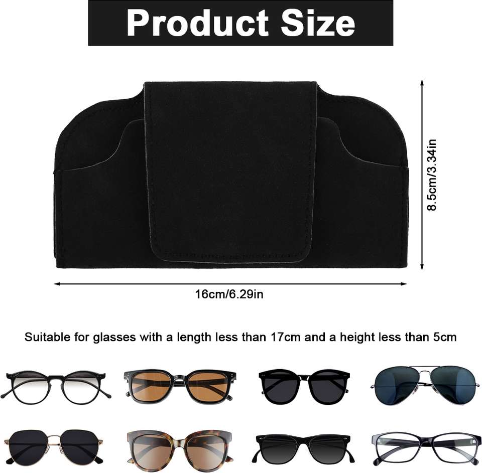 ZITRONIX Car Visor Sunglasses Holder Black Black Car Sunglass Clip ...