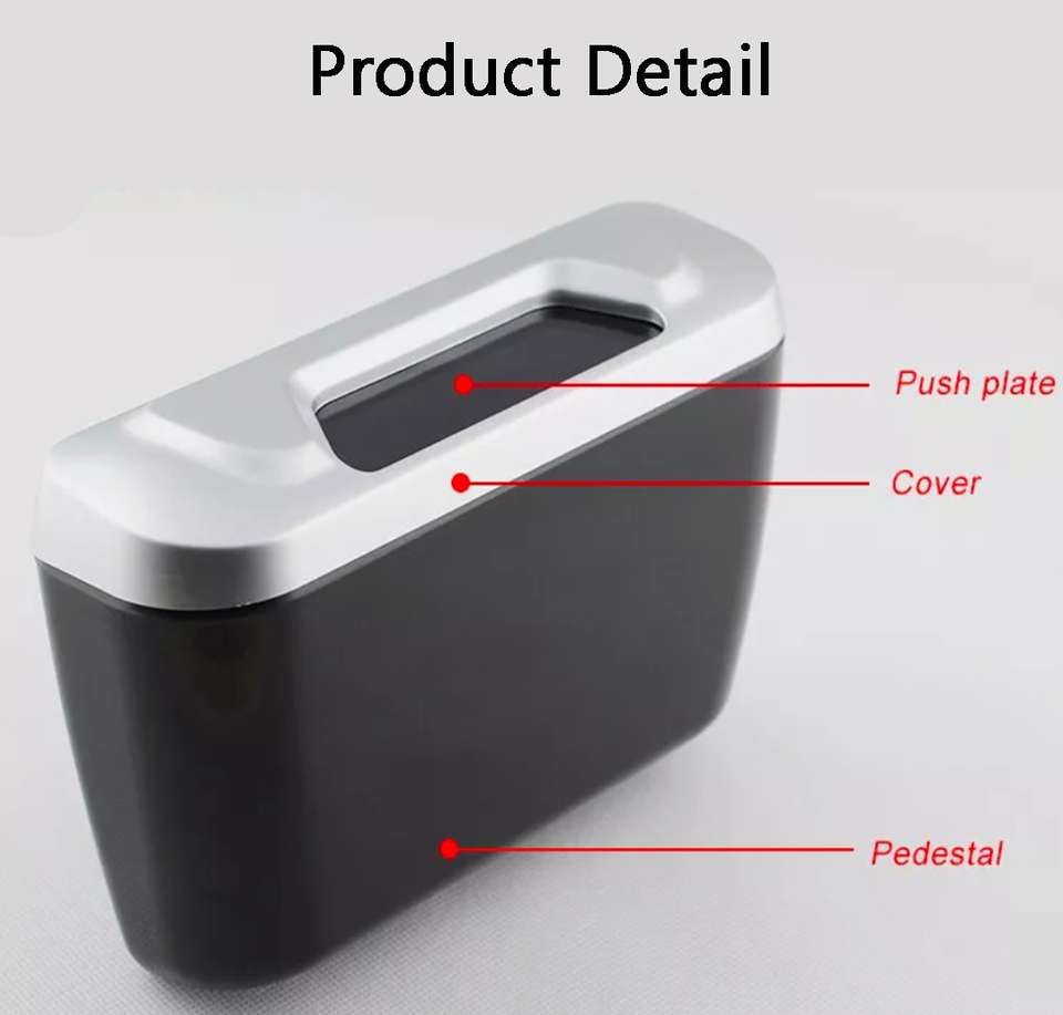 MATIES Car Trash Bin Garbage Easy To Hung And Sick For ...