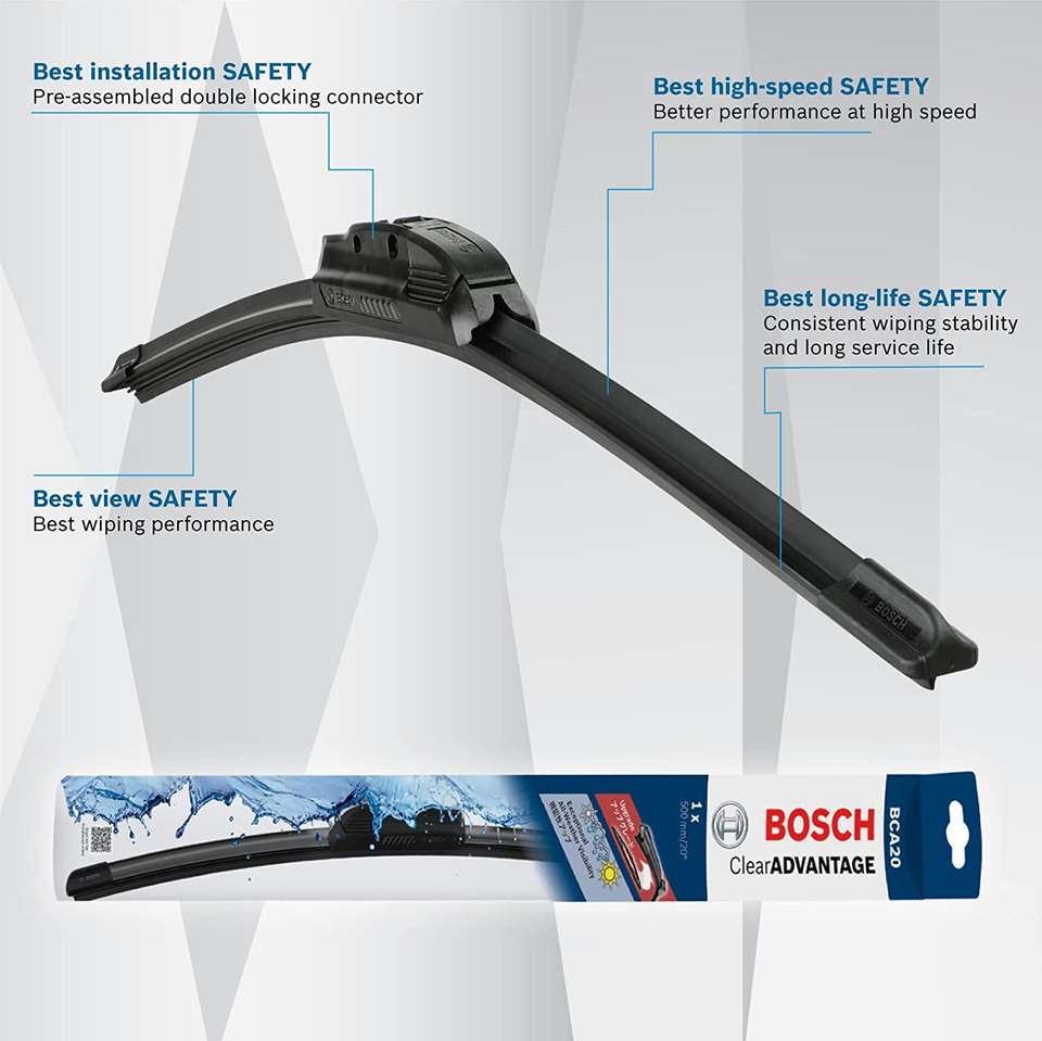BOSCH Clear Advantage Flat Blade Windshield Wiper Price in India - Buy ...