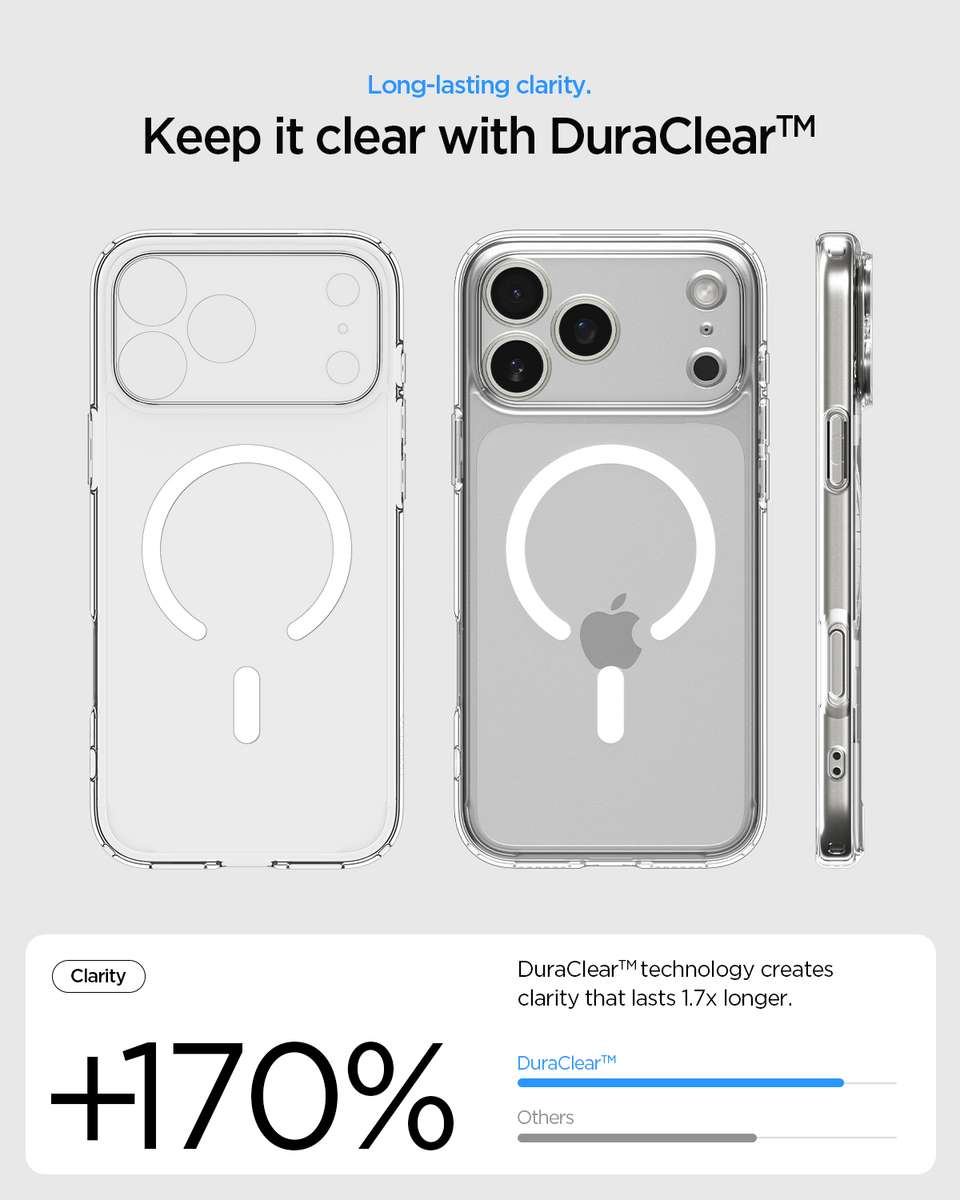 Spigen Ultra Hybrid MagFit Back Cover for iPhone 17 Pro Max - Spigen ...