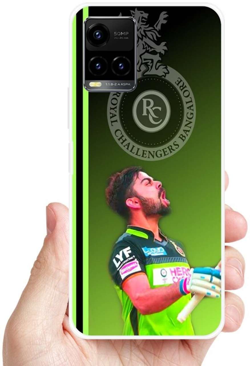 MASURA Back Cover for Vivo Y33s, RCB, IPL, Team, Logo, Virat, Kohli ...