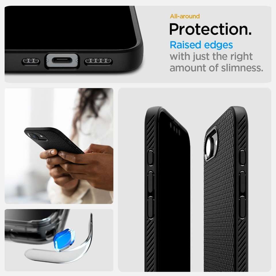Spigen Liquid Air Back Cover for Apple iPhone 17e, Apple iPhone 16e ...