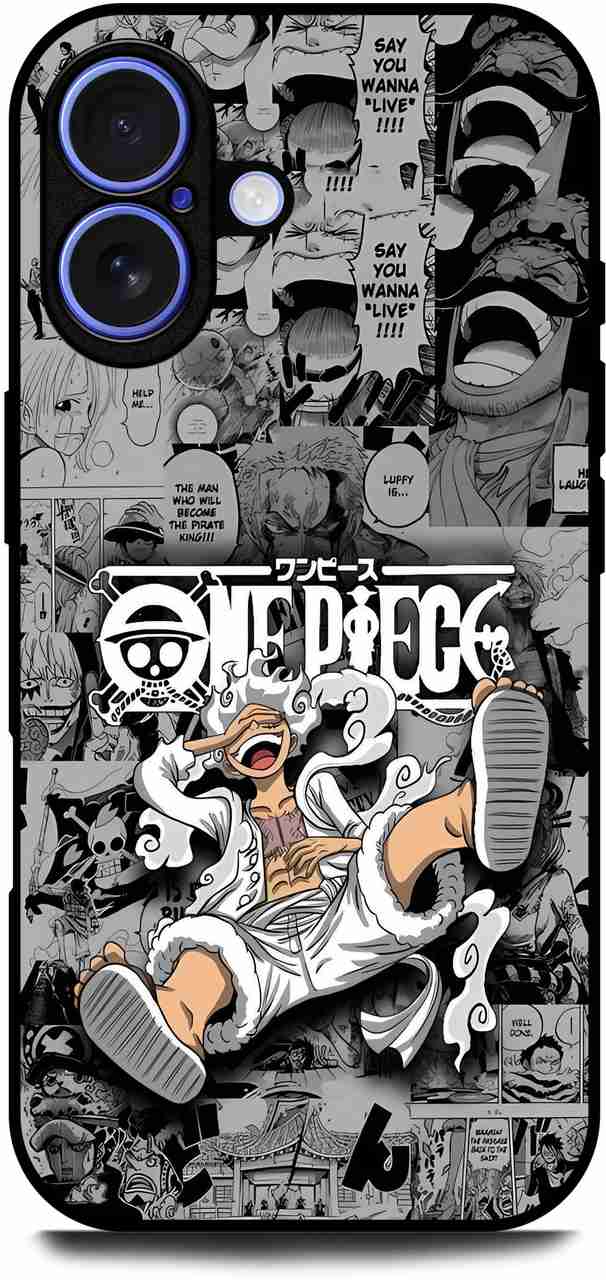 JDCreations Back Cover for APPLE IPHONE 16 Onepiece Luffy Anime 2D ...