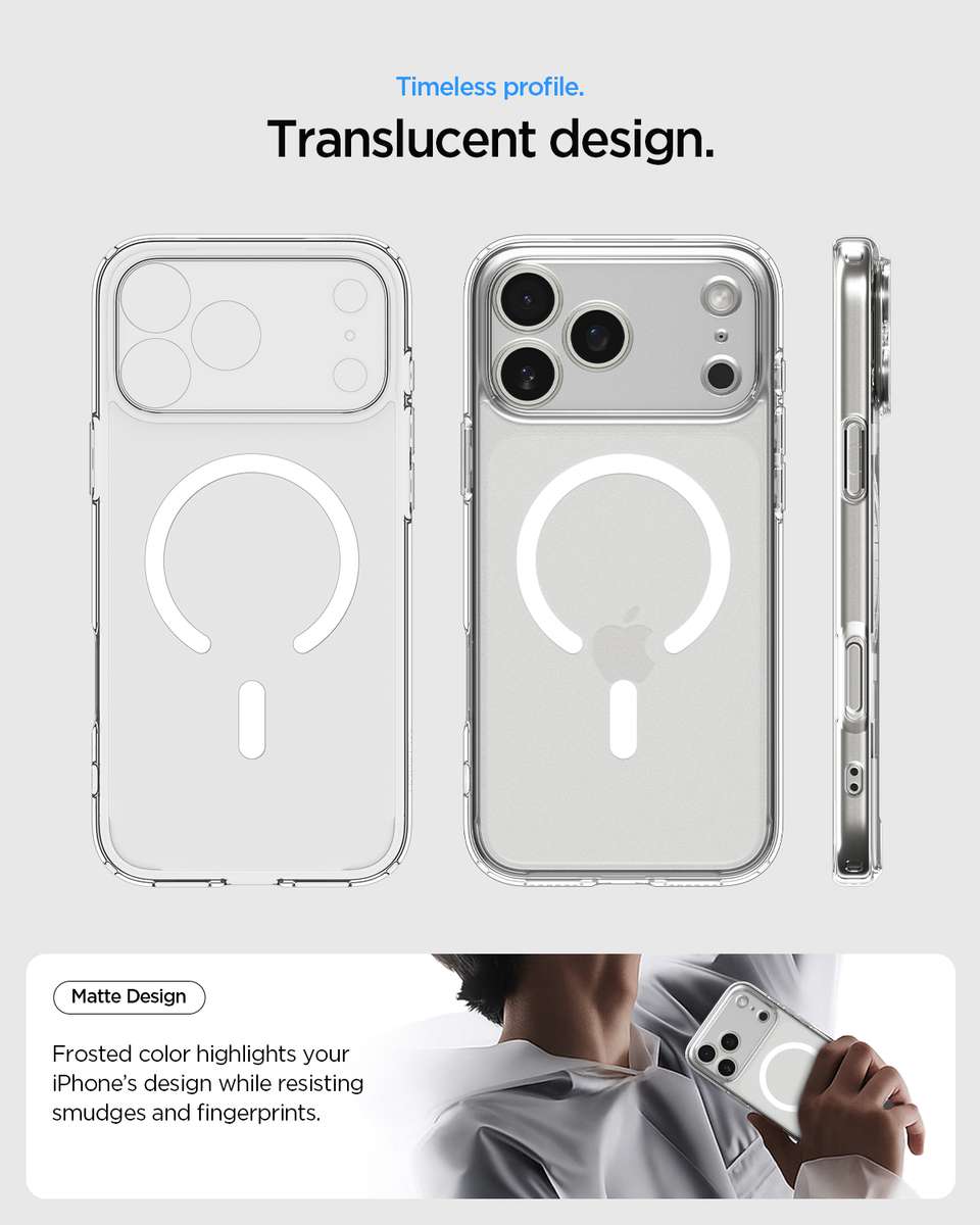 Spigen Ultra Hybrid MagFit Back Cover for iPhone 17 Pro Max - Spigen ...