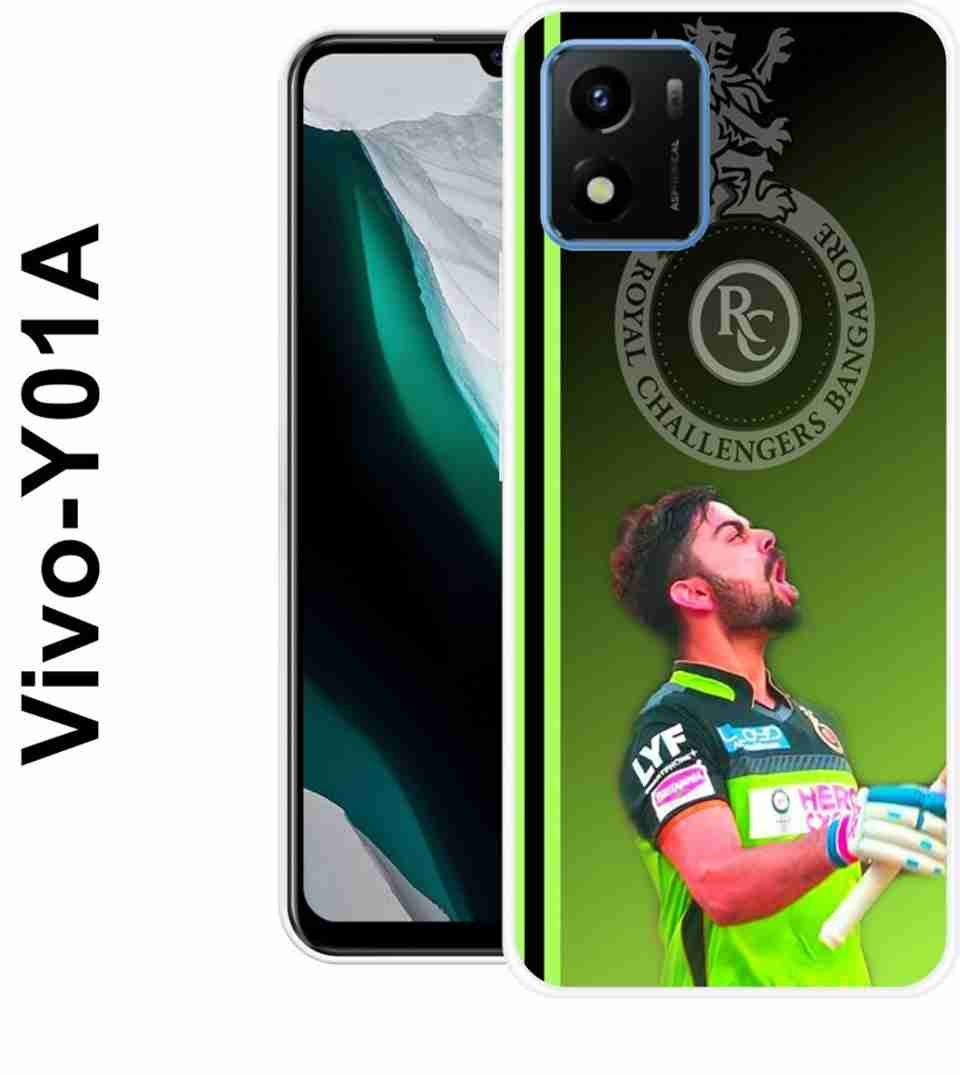 MASURA Back Cover for Vivo Y01A, RCB, IPL, Team, Logo, Virat, Kohli ...