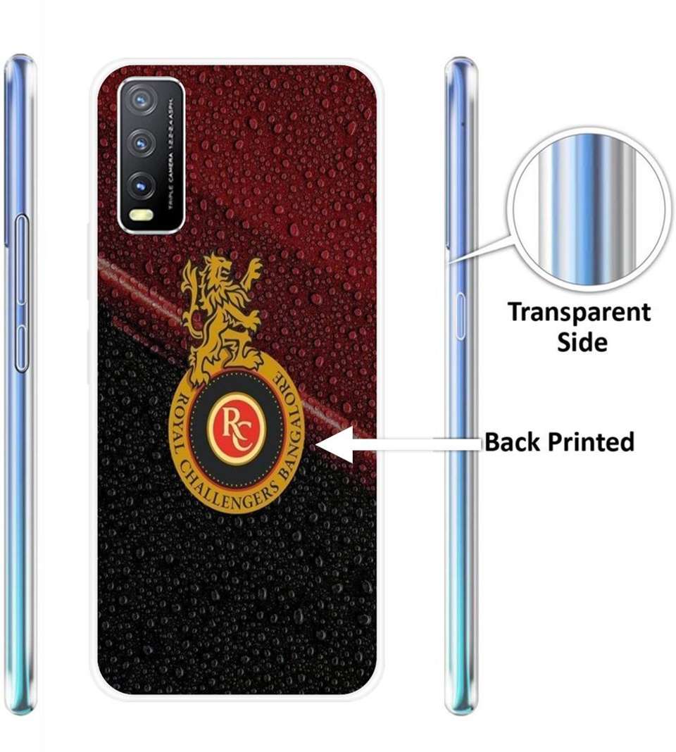 MASURA Back Cover for Vivo Y20G, RCB, IPL, New, Logo, Virat, Kohli, 573 ...