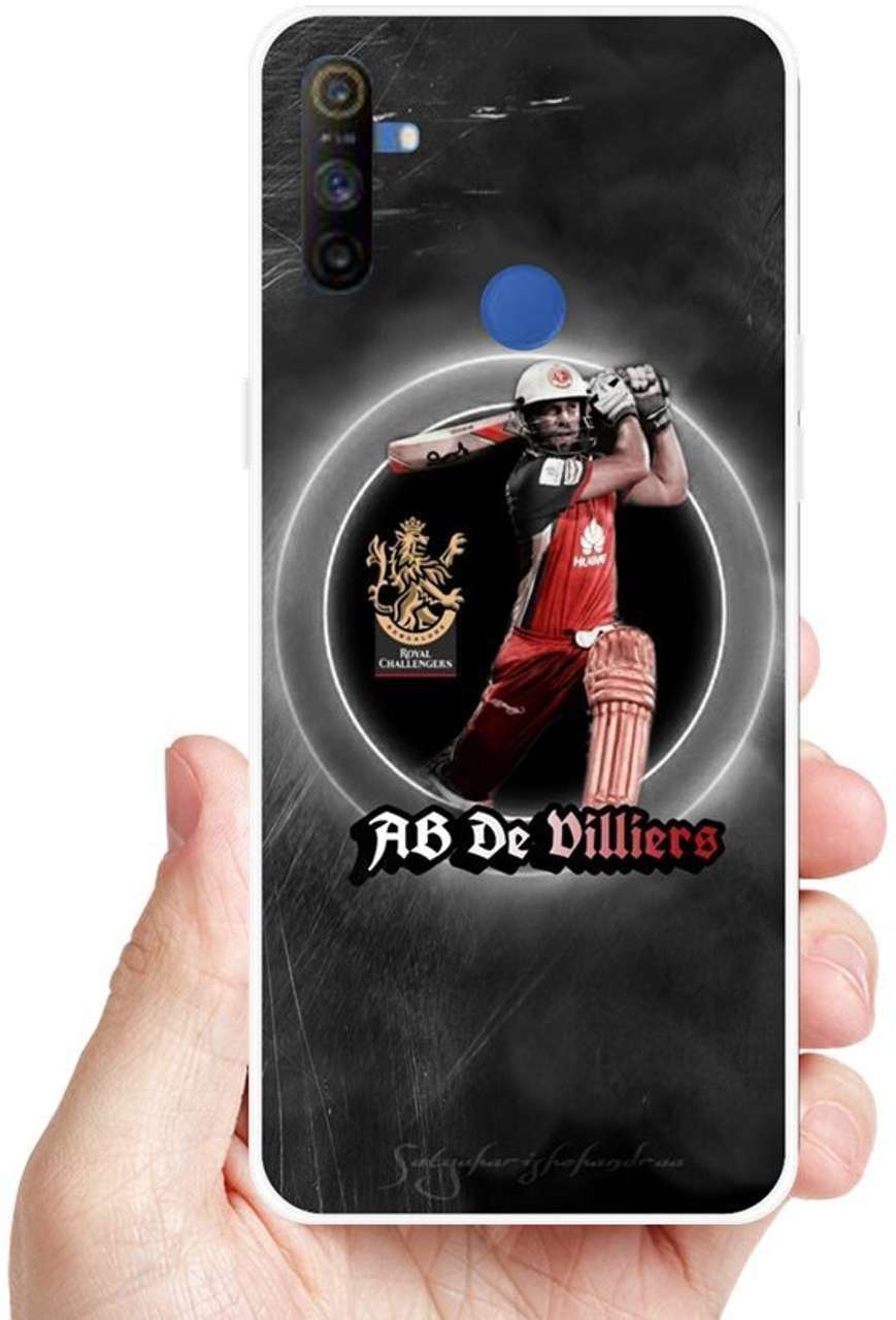 MOBIFLY Back Cover for Realme Narzo 10A, AB De Viliers, RCB, IPL, Team ...