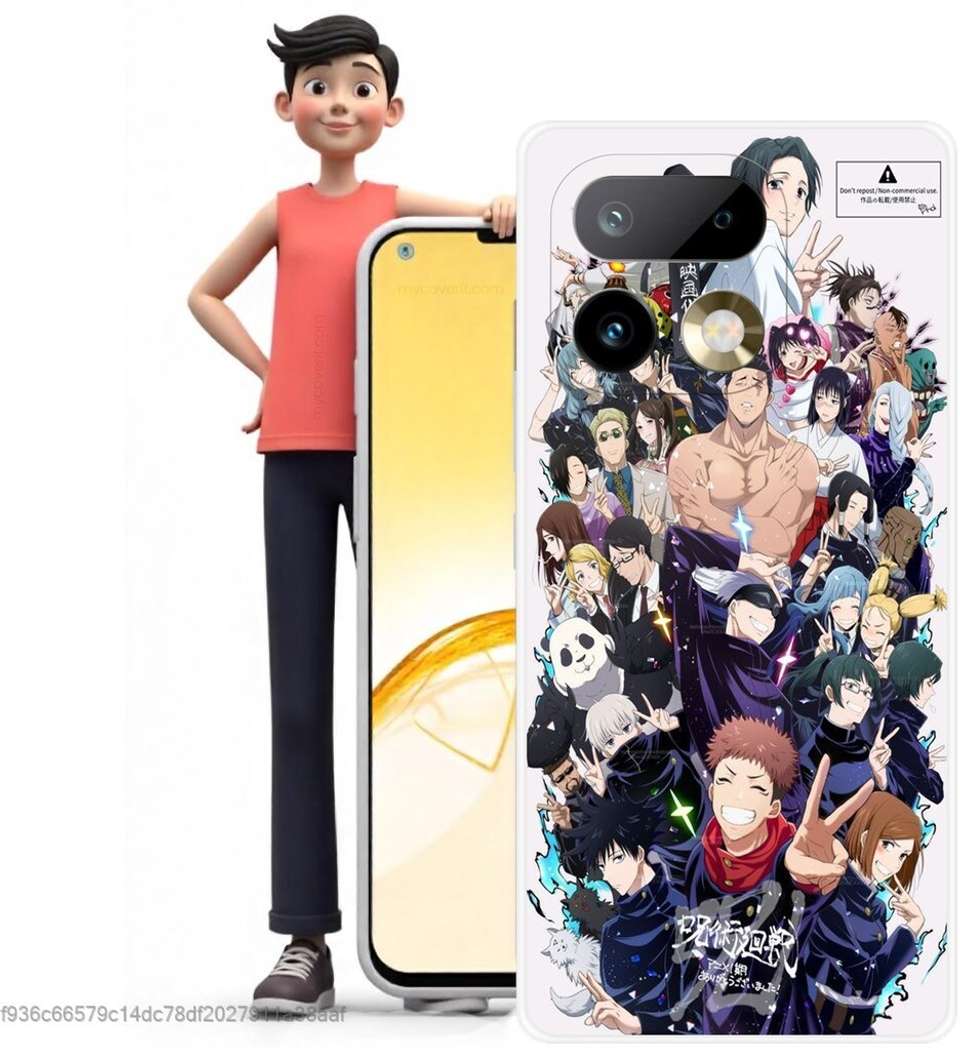 Fashion Crush Back Cover for realme 16 Pro 5G, RMX5120, jujutsu kaisen ...